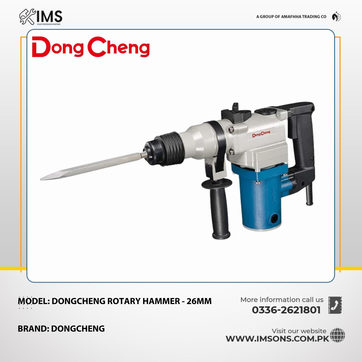 Dongcheng Rotary Hammer - 26mm | DZC03-26B - Imsons - Your Trusted ...