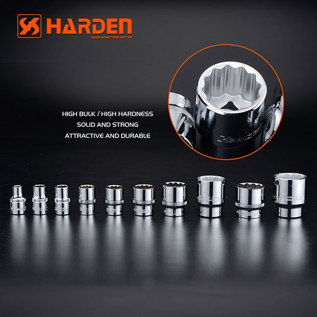 Harden Professional 1/2＂ Bi-Hexagon Socket | 535568-535592 - Imsons ...