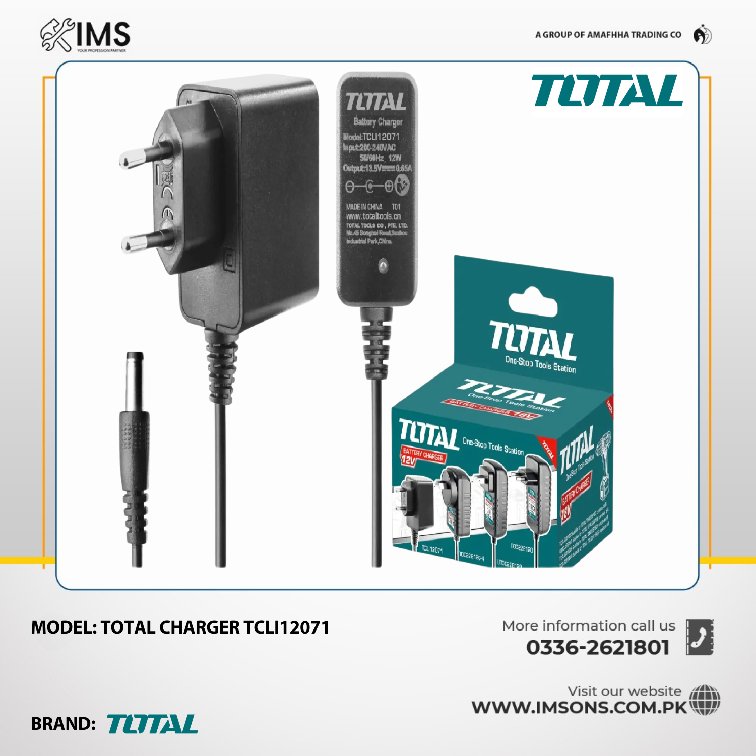 TOTAL | Charger TCLI12071 - Imsons - Your Trusted Online Tool Shop in ...