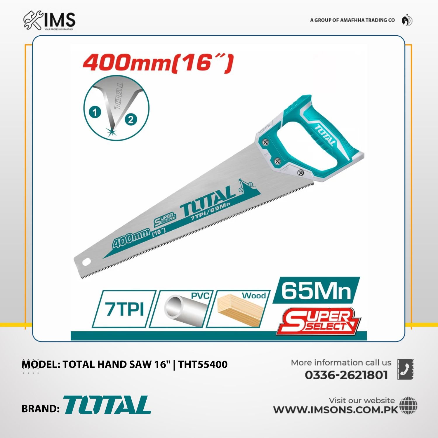 Total Hand Saw 16" | THT55400 - Imsons - Your Trusted Online Tool Shop ...